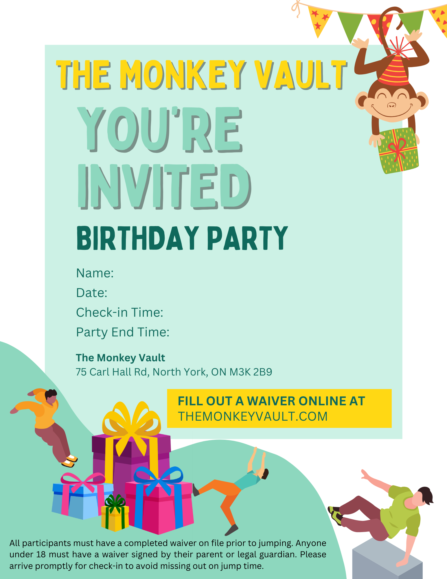 Birthday Party | The Monkey Vault 3.0